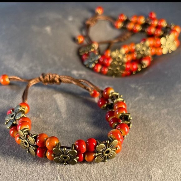 Jewelry | Fourleaf Clover Braided Rope Bracelet | Poshmark
